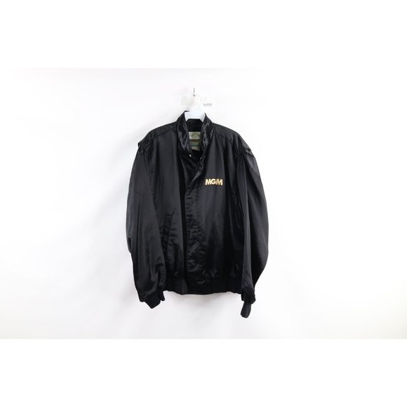 Vintage | Jackets & Coats | Vintage 9s Mgm Grand Mens Large Spell Out ...